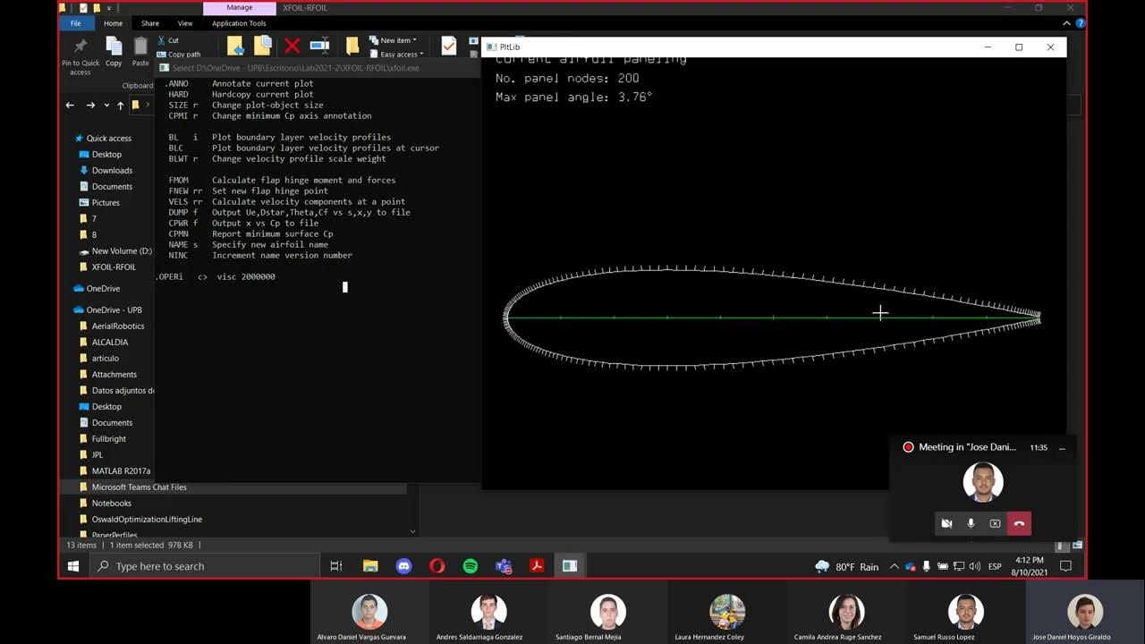 Tutorial xfoil rfoil - YouTube