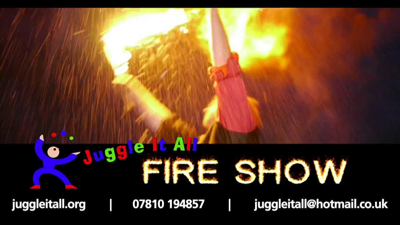 Juggle It All; Man Breathes Fire, and Juggles Flames!!! - YouTube