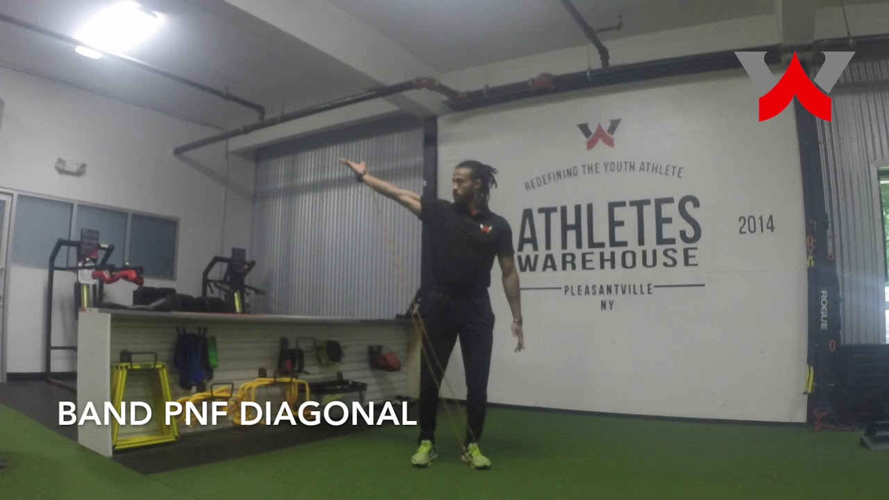 BAND PNF DIAGONAL - YouTube