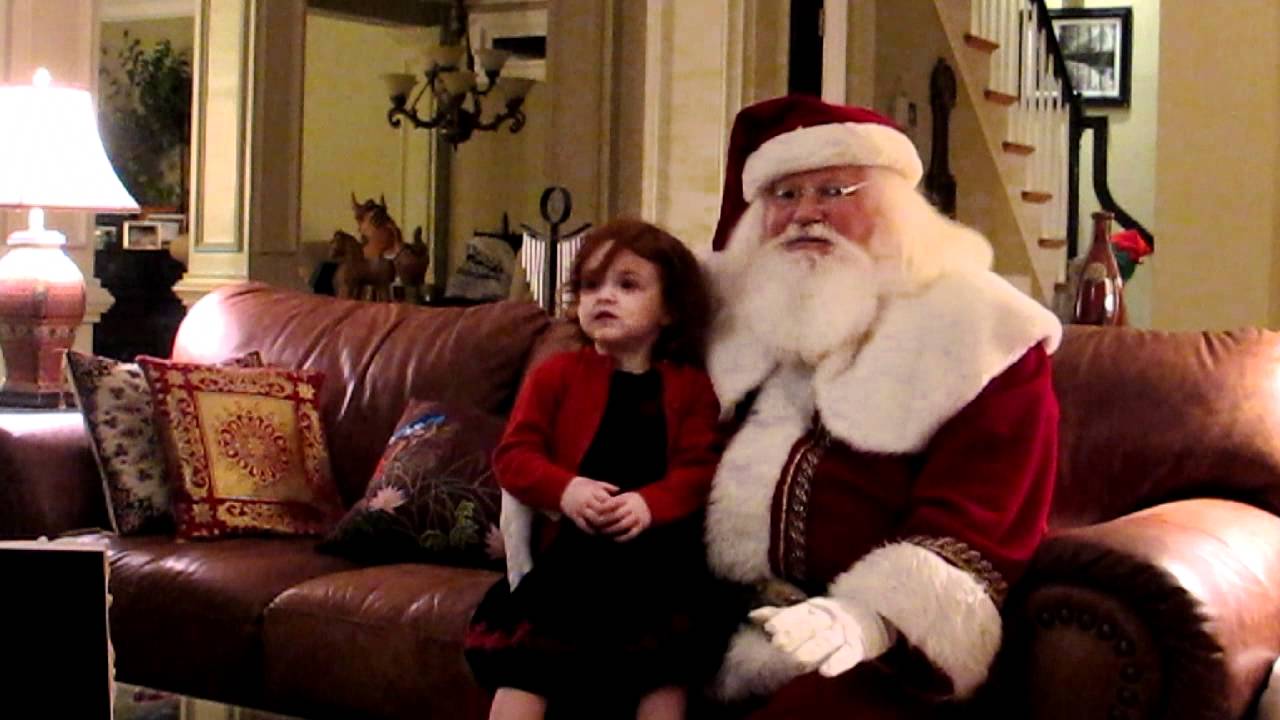 Amelia and Santa in Atlanta - YouTube