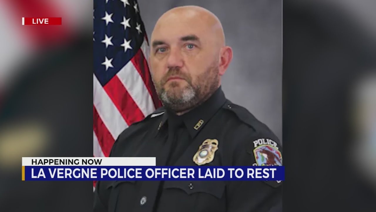 La Vergne officer to be laid to rest Monday - YouTube