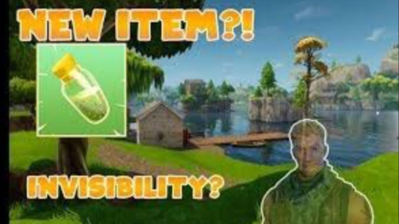 *New* Invisibility potion added to Fortnite Battle Royale!!! - YouTube