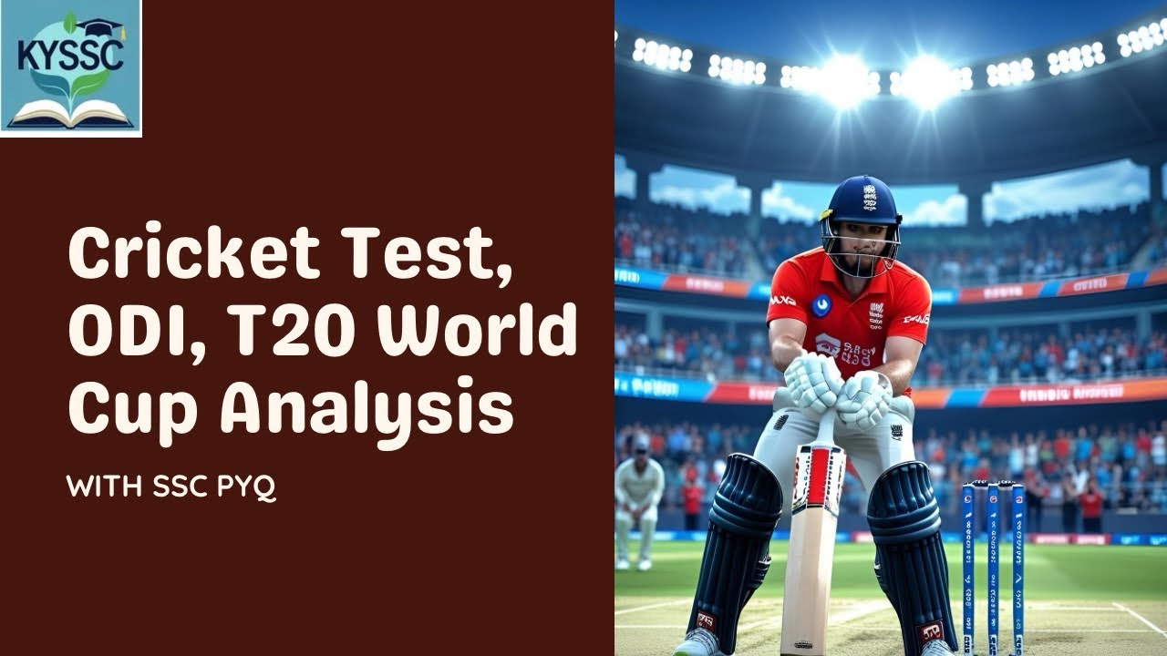 Cricket GK for SSC | Test, ODI & T20 PYQ Revision | Crack SSC Sports ...