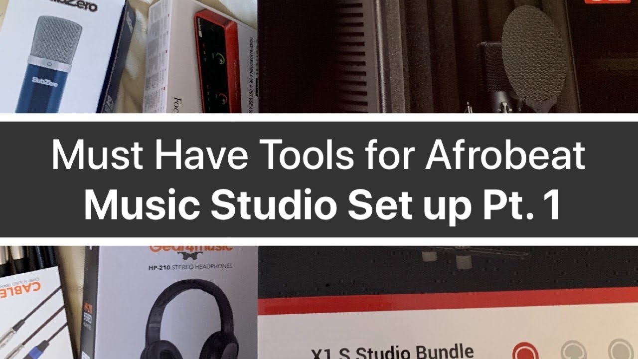 Afrobeat (African) Music Studio Set up - Must have tools - YouTube