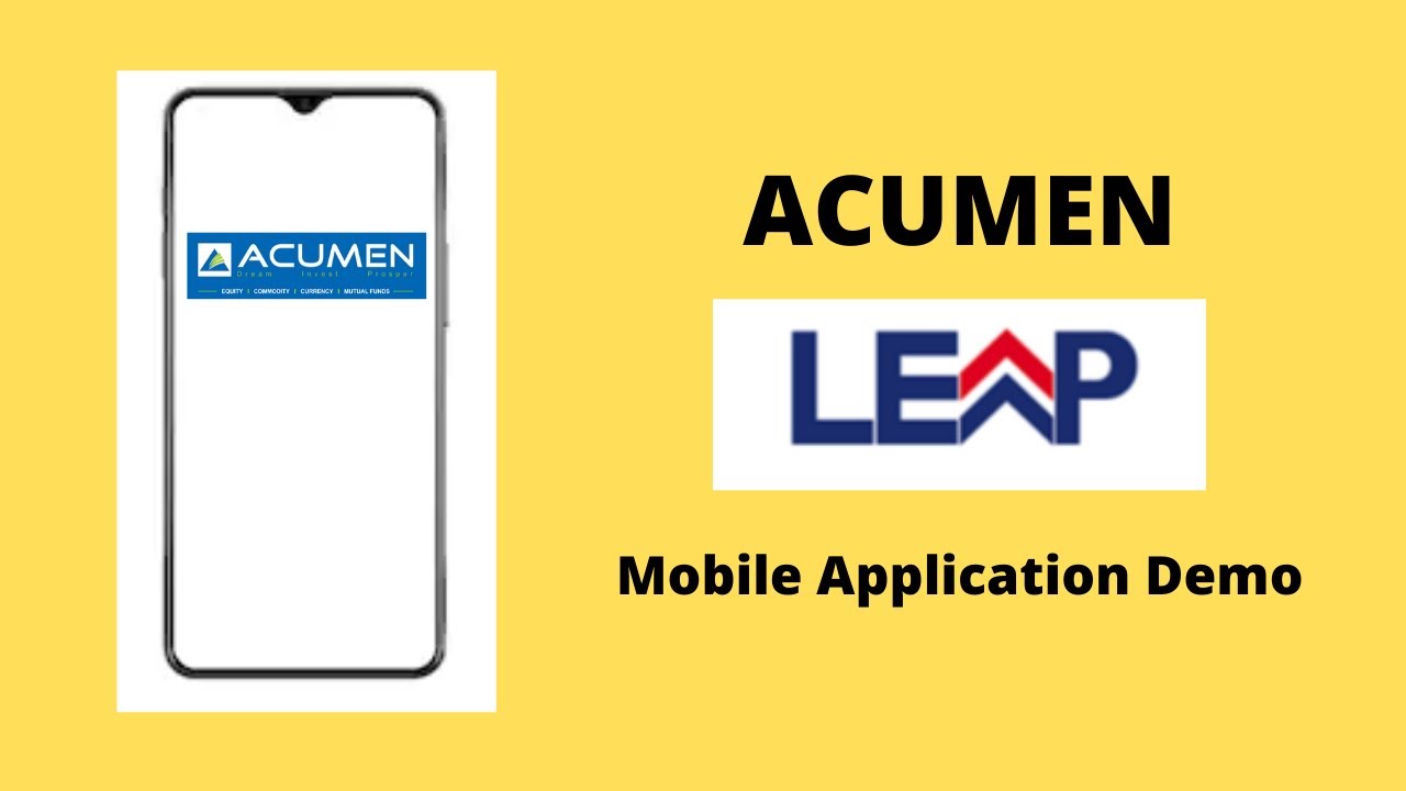 ACUMEN LEAP Mobile App Demo - YouTube