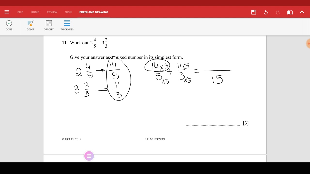 1112 math October 2019 p1 part2 - YouTube