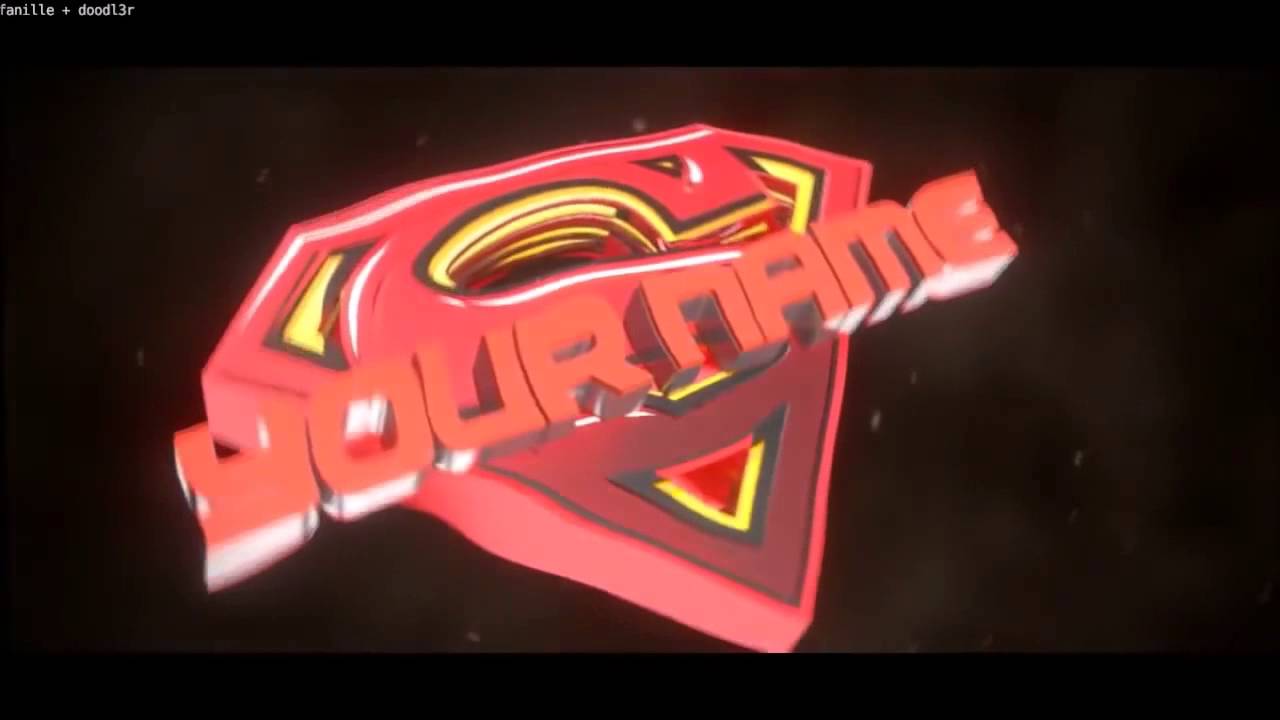 Free Intro Template Superman - YouTube