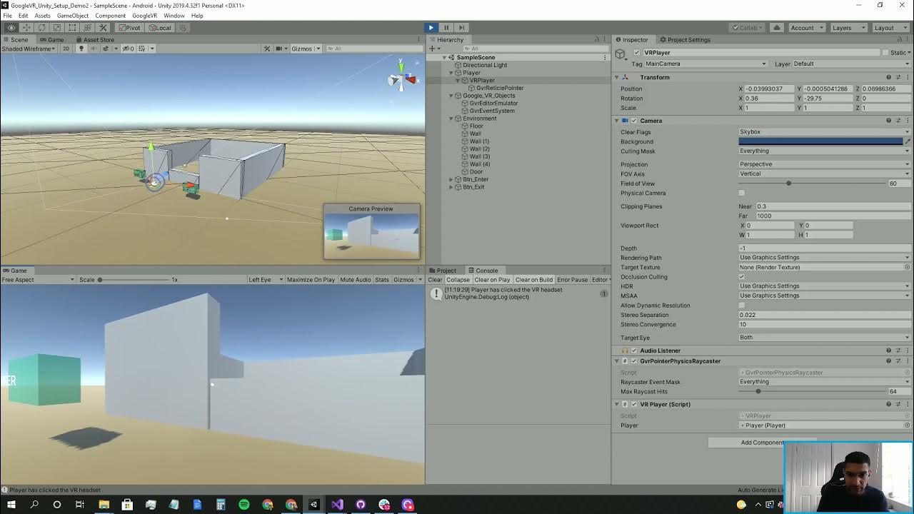 3 - How to Teleport in VR - Unity - Google Cardboard - Tutorial - YouTube