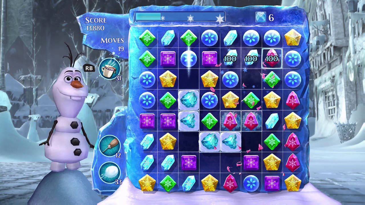 Frozen Free Fall: Snowball Fight Level 210 Walkthrough, No Power Ups ...