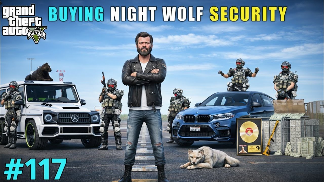 MICHAEL BUYING MOST POWERFUL NIGHT WOLF SECURITY | GTA 5 GAMEPLAY - YouTube
