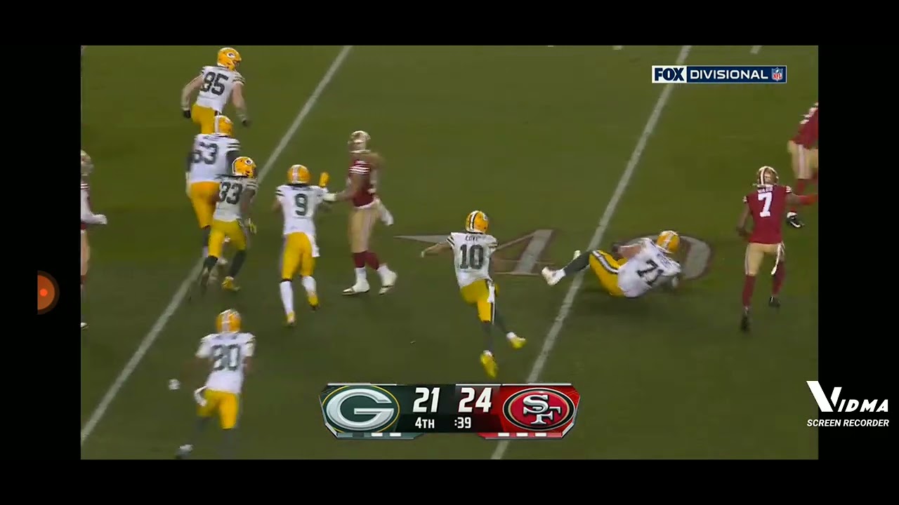 dre greenlaw GAME winning Interception 2nd Interception of the game ...
