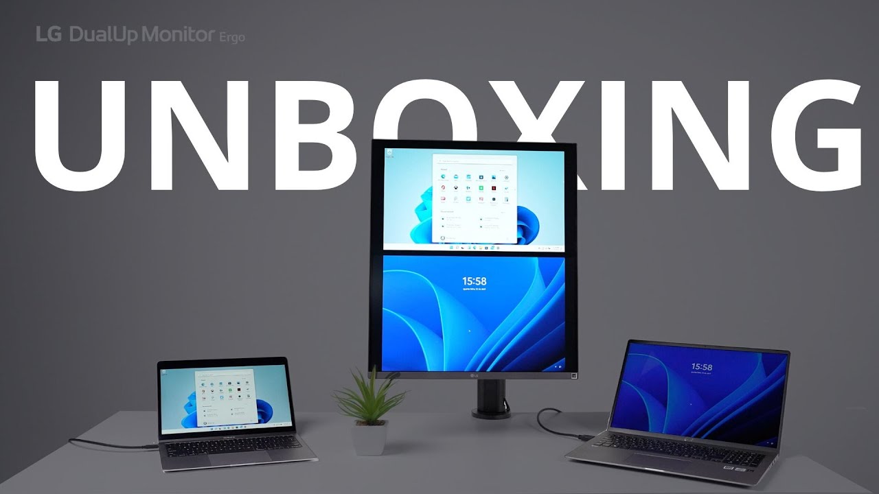 Unboxing LG Ergo DualUp | LG - YouTube