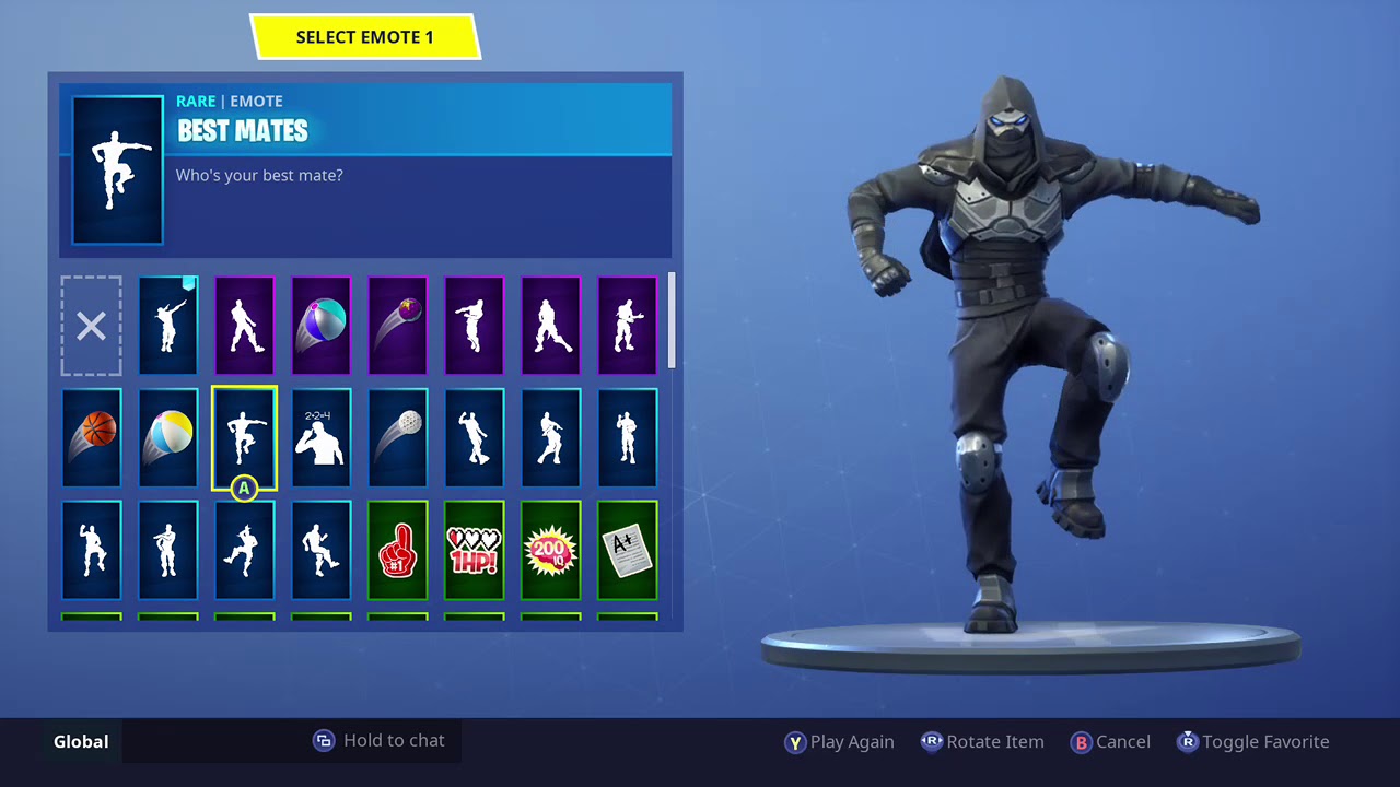 NEW ROADTRIP "BLOCKBUSTER" SKIN SHOWCASE WITH ALL FORTNITE DANCES ...