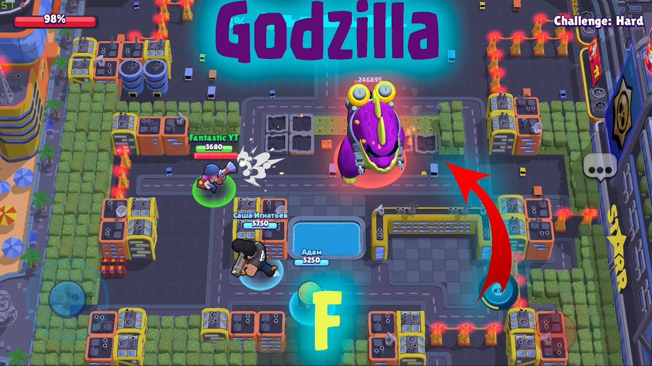 Brawl Stars | spin-off | Godzilla | Eps 1 - YouTube