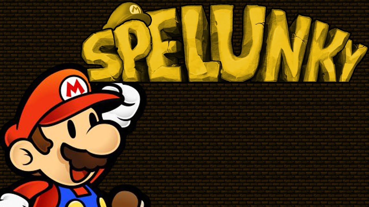 Mario in Spelunky - YouTube