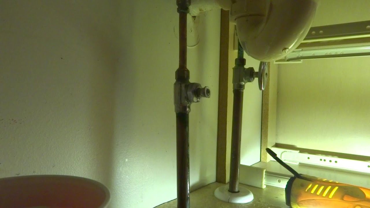 HOMEOWNER TRIES TO DO PLUMBING NOW HAS A FLOOD - VANITY REPLACEMENT ...