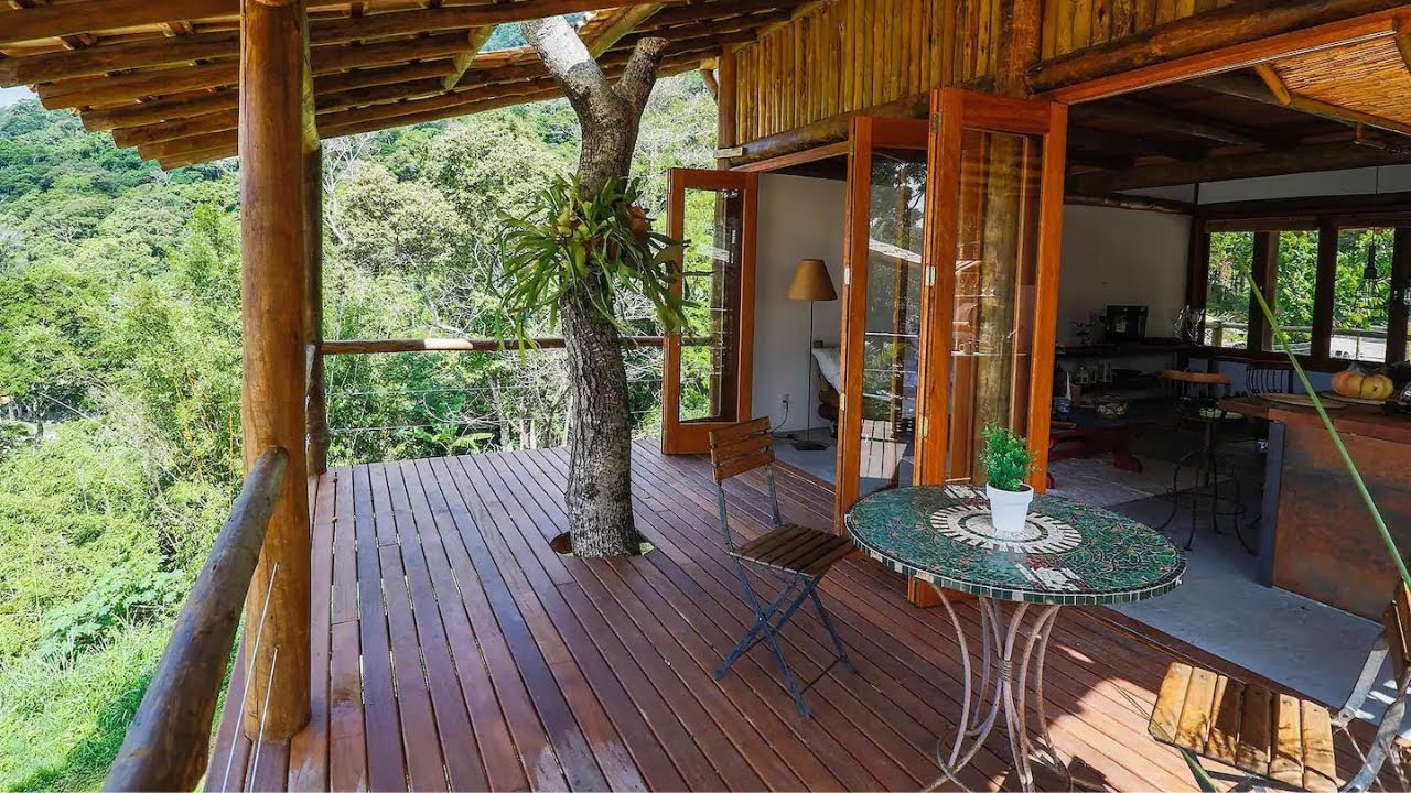 CASA RÚSTICA com MEZANINO | Estilo Loft Rústico - YouTube