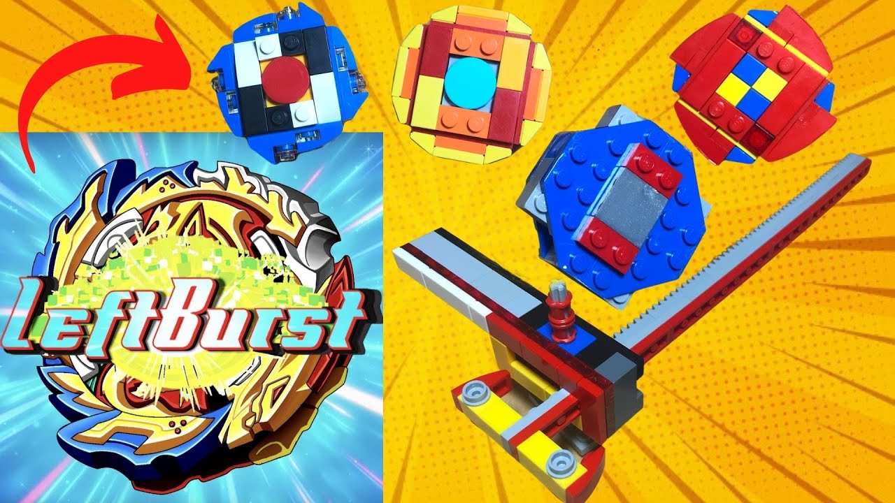 I gave LEFTBURST some LEGO BEYBLADES! - YouTube