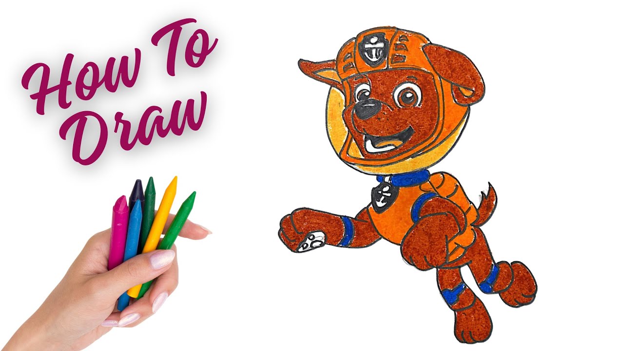 How to draw Zuma | Easy drawing #art #drawing - YouTube