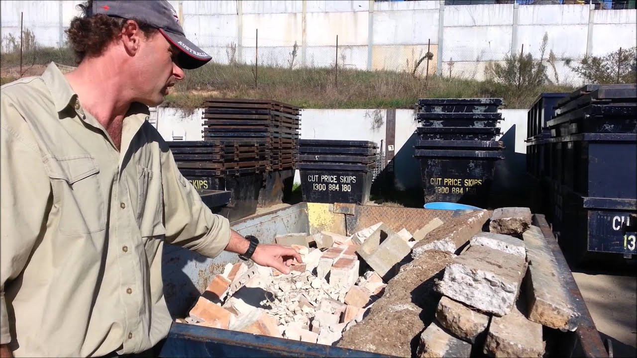 Brick and Concrete skips - YouTube