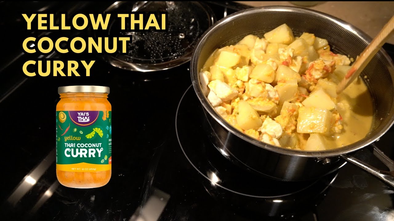 Let's Meal Prep With Me!- Yellow Thai Coconut Curry from Costco - YouTube
