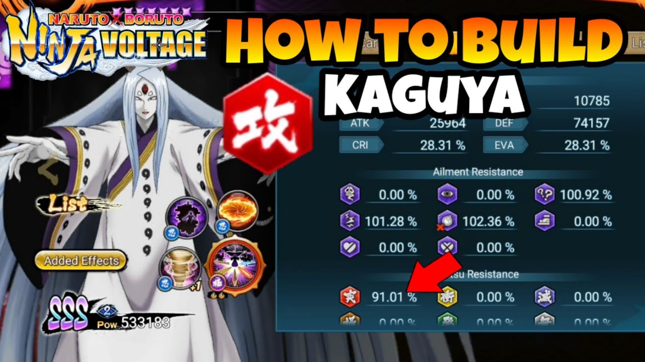 How To Build The Best Kaguya/Guide | (No Hero Keys) Defence | NxB Nv ...