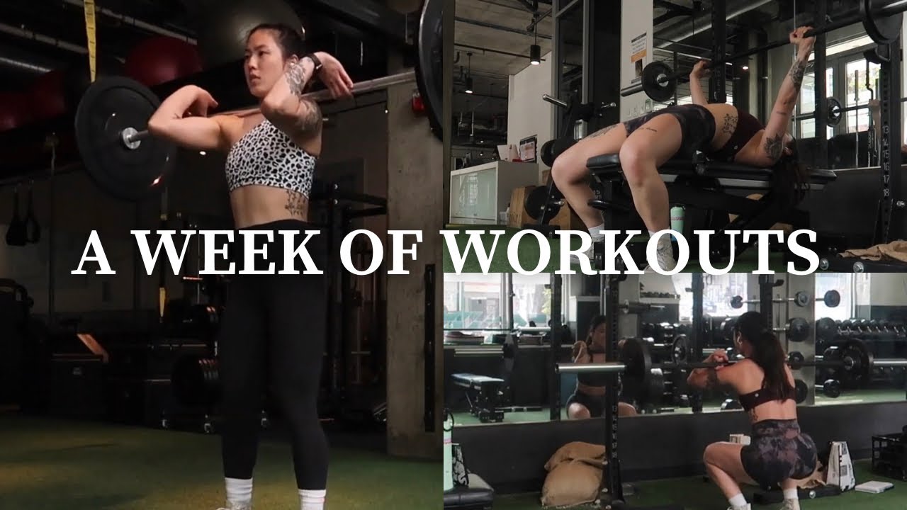 a week of workouts | training update + peri-workout nutrition - YouTube