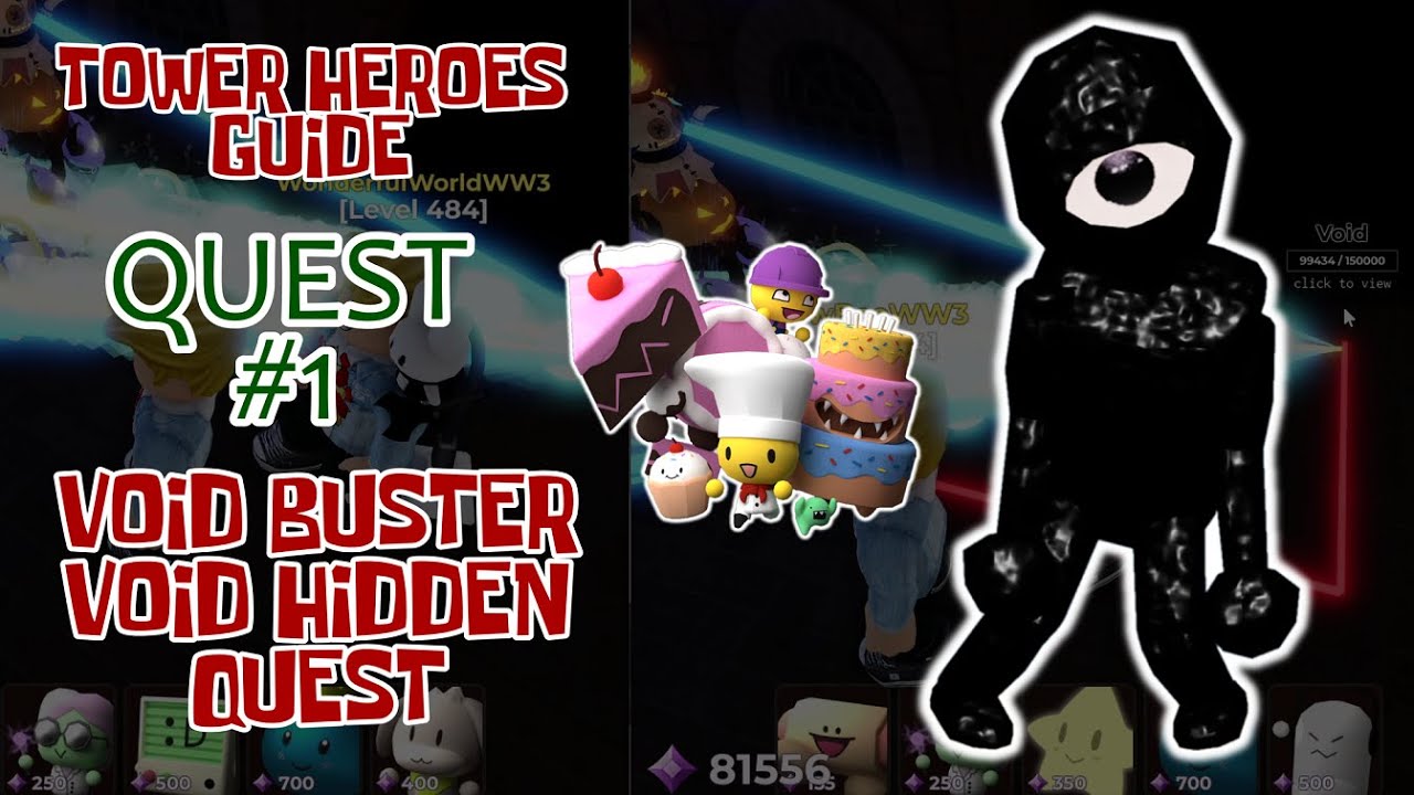VOID BUSTER Secret Quest in Roblox Tower Heroes - YouTube