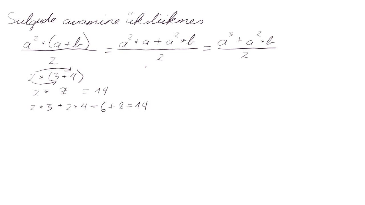 sulgude avamine üksliikmes - YouTube