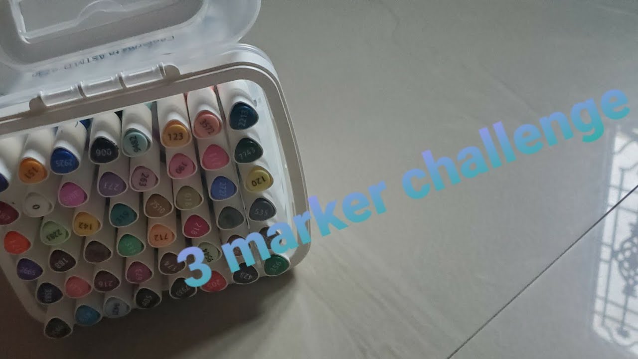3 marker challenge - YouTube