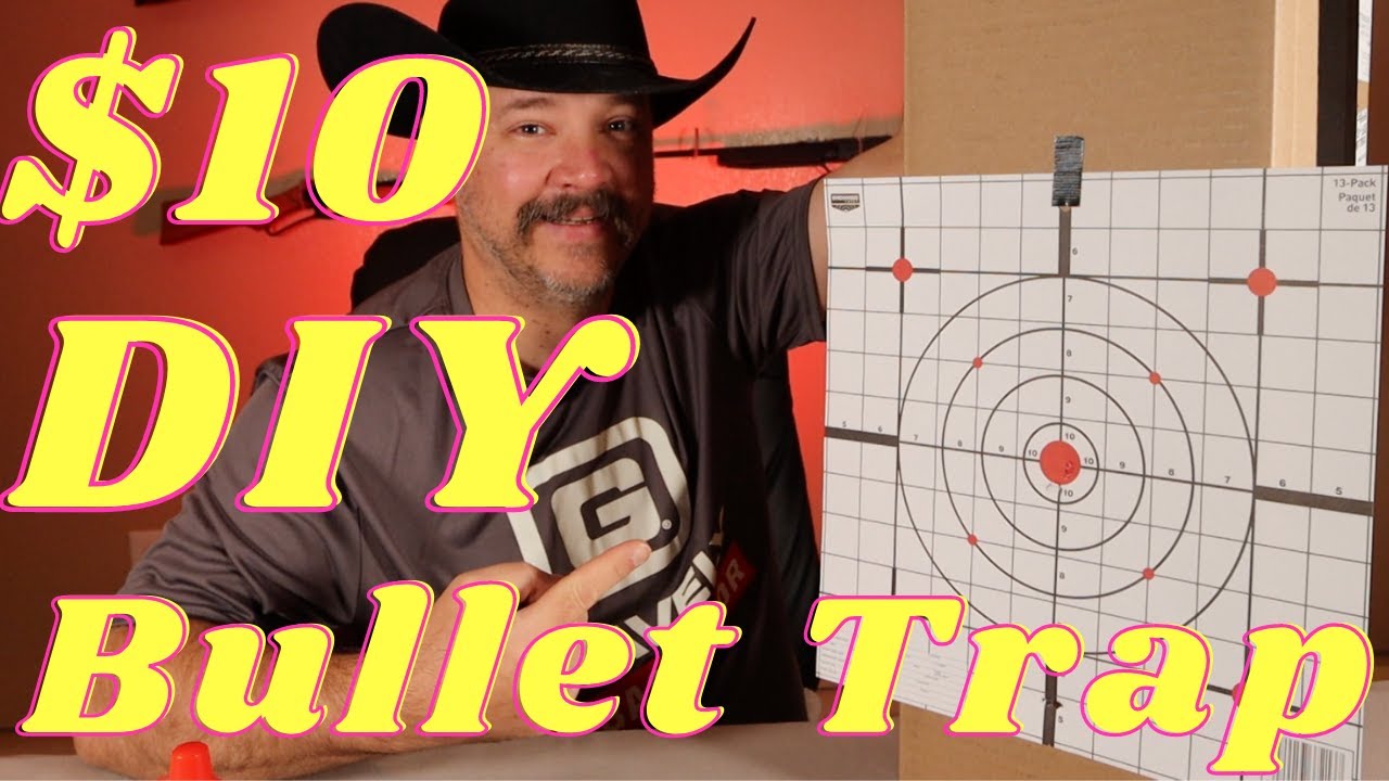 $10 Or Less Indoor Pellet Trap / BB Trap - YouTube