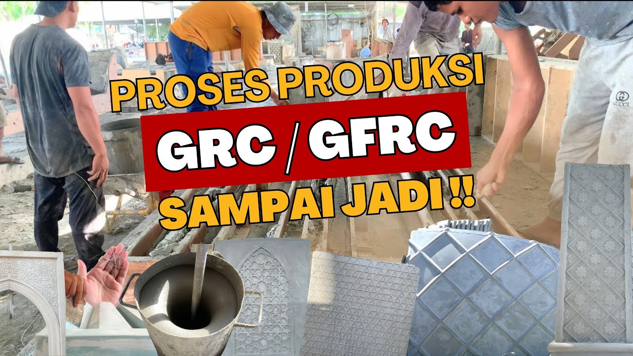 Proses Produksi GRC: Dari Bahan Mentah Hingga Produk Jadi !! #trending ...