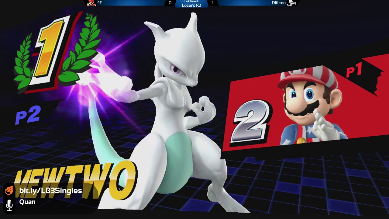 Limit Break III - DIferno (Mewtwo) vs 4F (Mario) - LR2 - YouTube