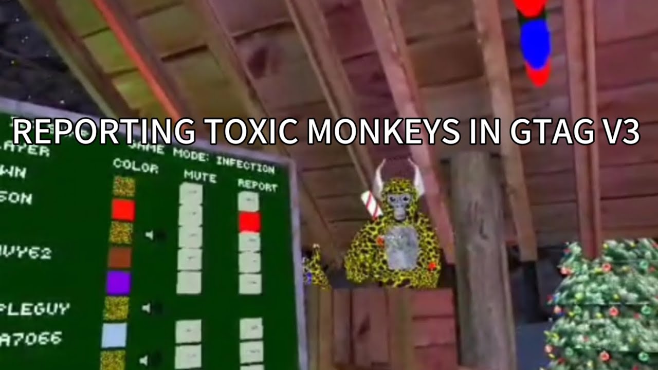 REPORTING MONKEYS IN GORILLA TAG V3 - YouTube