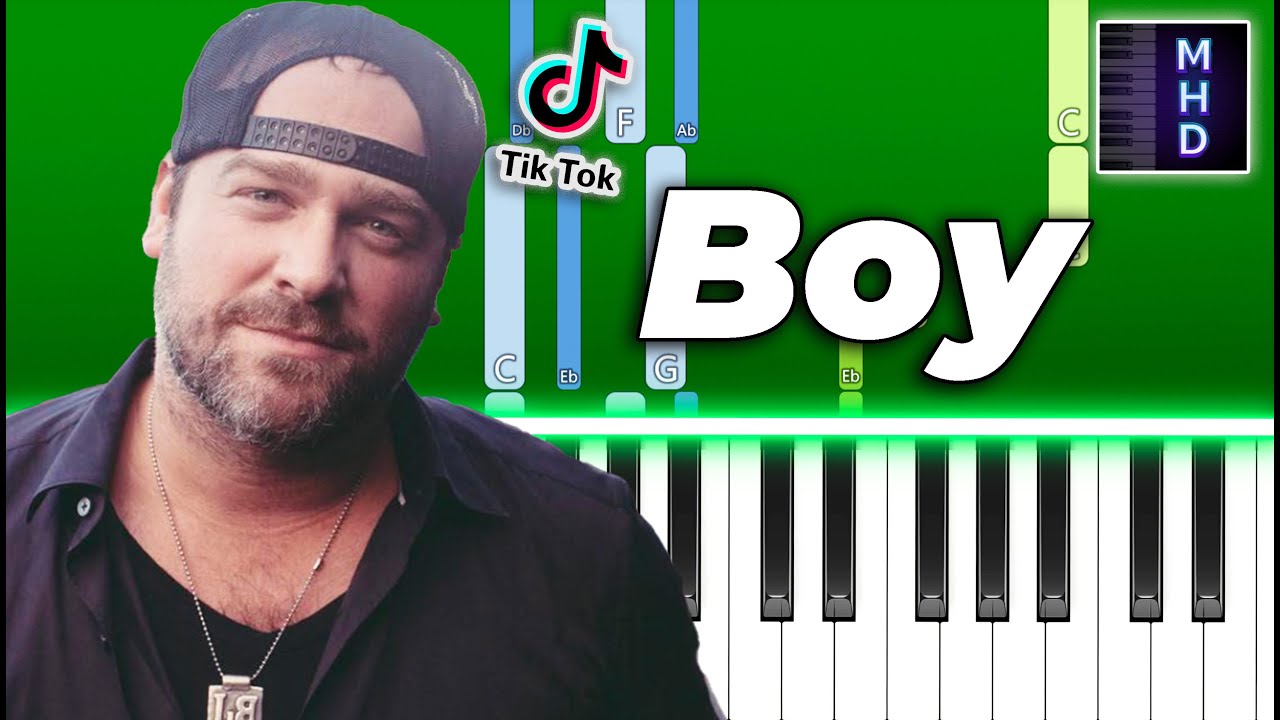 Lee Brice - Boy - Piano Tutorial - YouTube