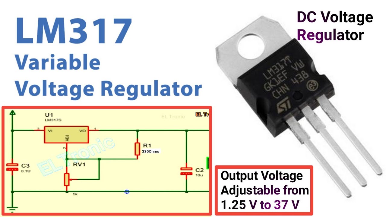 317 Voltage Regulator Circuit LM317 Variable Power Supply | How To