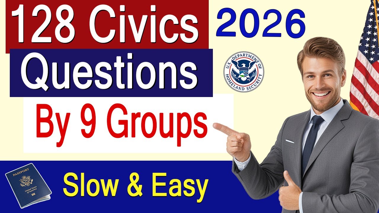 [New] 128 Civics Questions & Answers (2025 version) By 9 GROUPS - Short ...