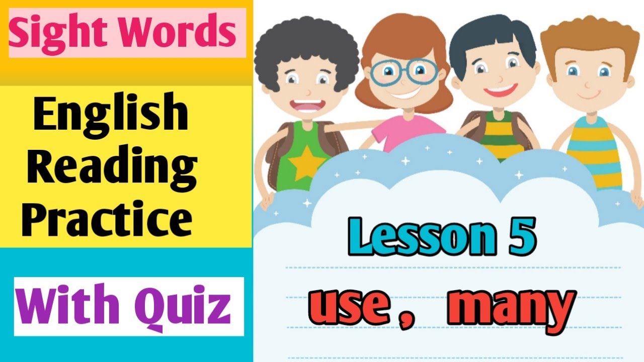 Sight Words | Lesson 5 | Preschool & Kindergarten English Reading ...