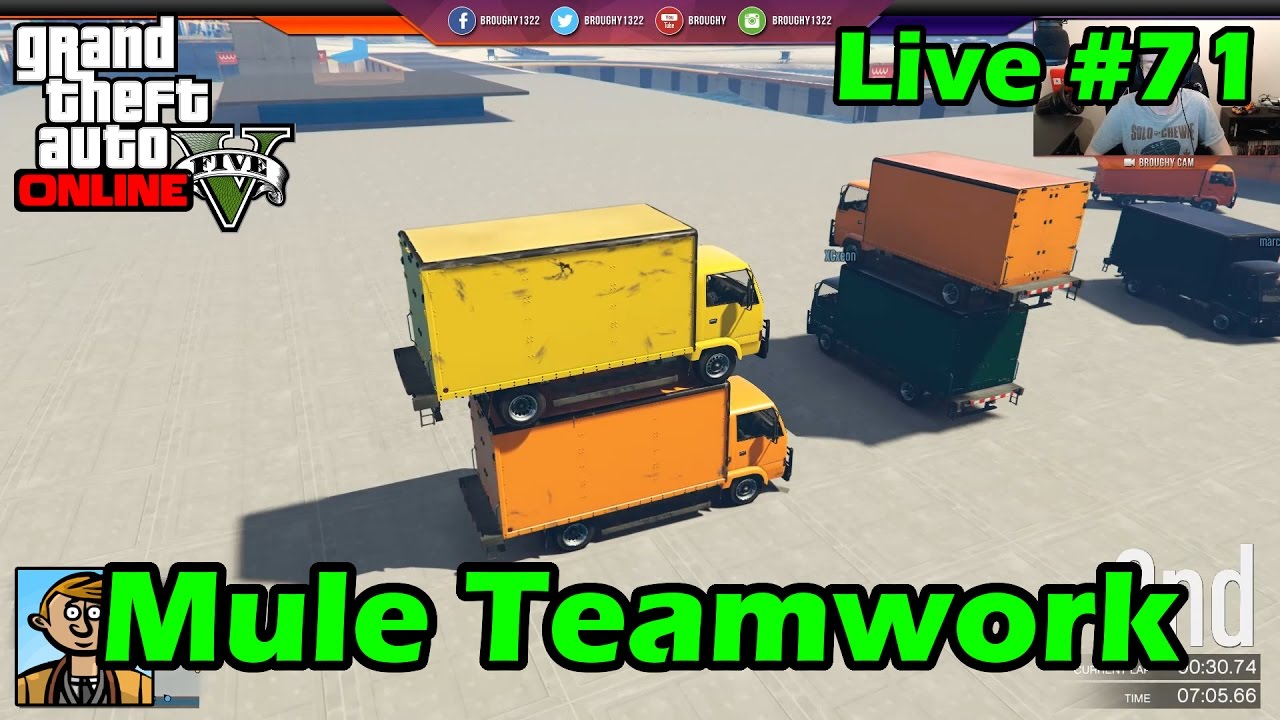Mule Teamwork - GTA 5 Chill Racing №41 - YouTube