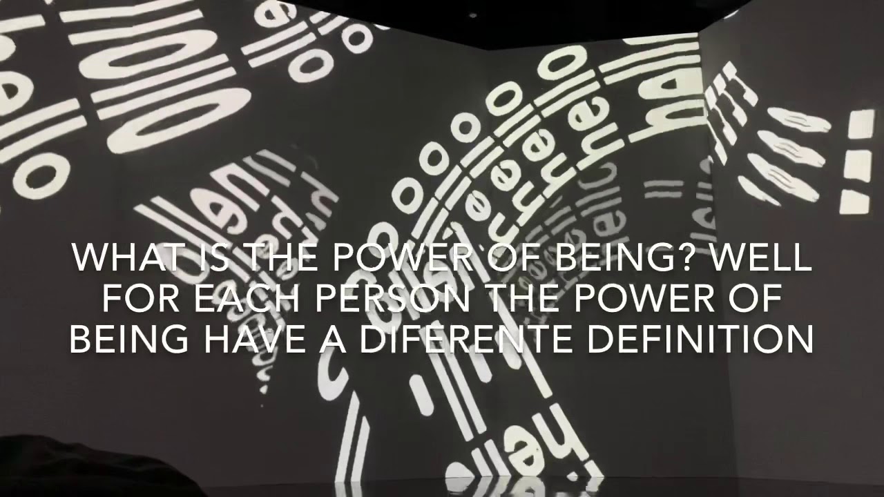 The power of being - YouTube