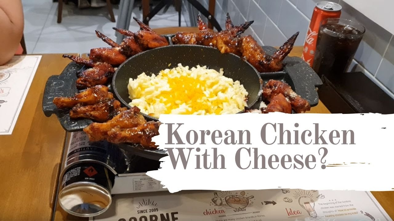 How To Eat Korean Chicken With Cheese | GOOBNE The Best Korean Chicken ...