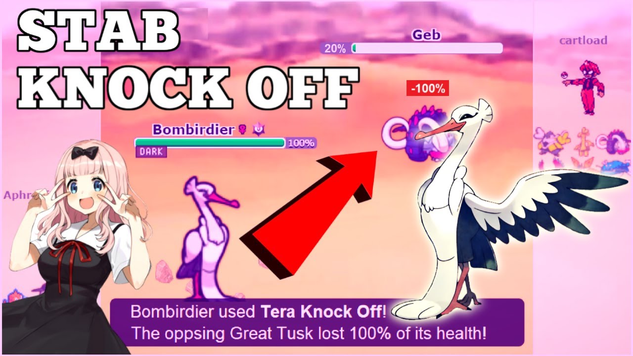 STAB KNOCK OFF BOMBIRDIER IS ABSOLUTELY CRAZY ! Pokemon Scarlet and ...