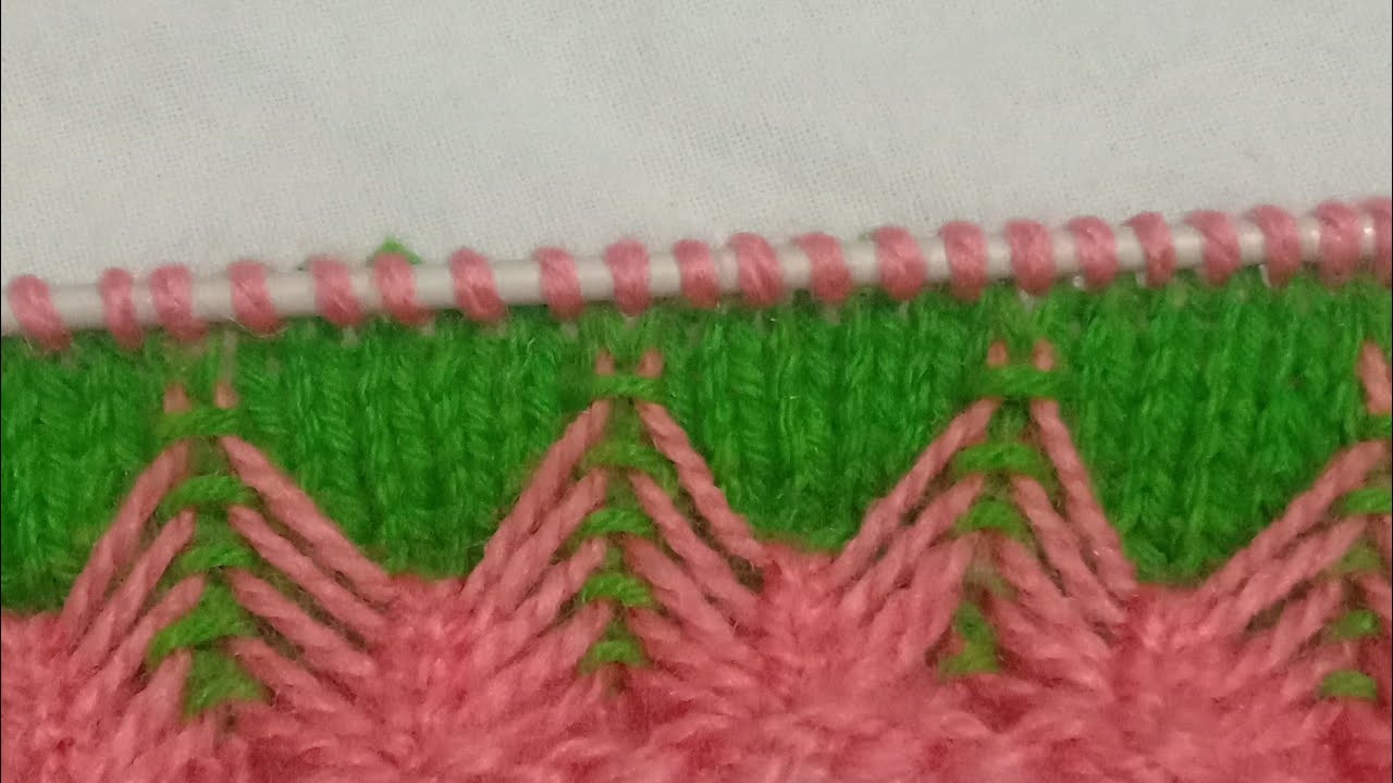 Easy and Beautiful knitting pattern||Asan Bunai Design | - YouTube