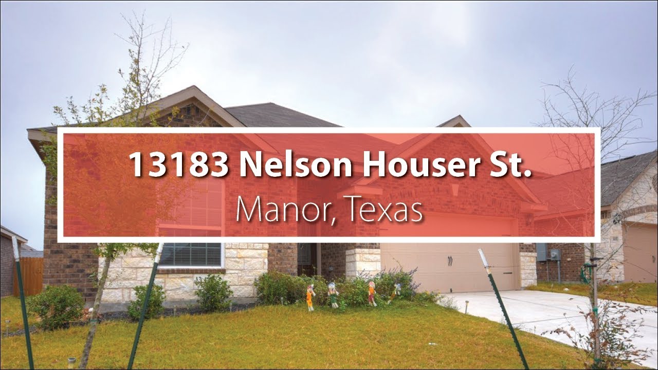 13813 Nelson Houser Street, Manor, Texas | Central Metro Realty - YouTube
