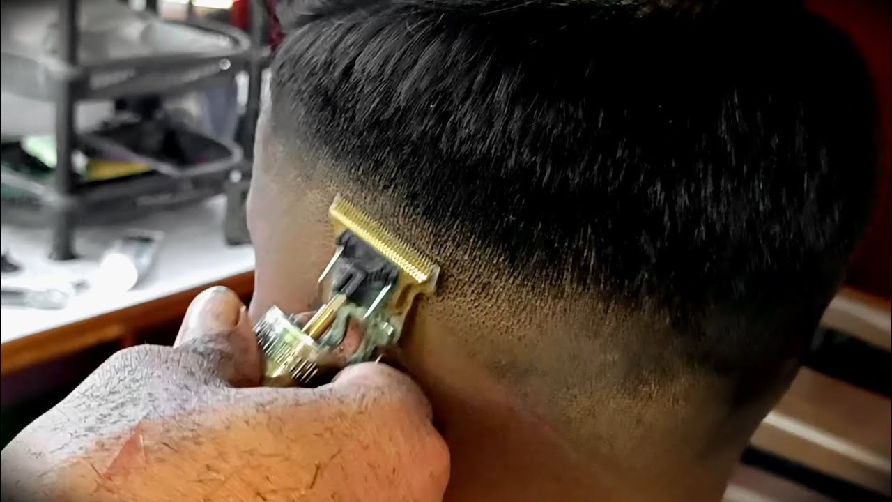 Zero Cut on Long Hair // Stylish //two stepscut // Faded hair cut # ...