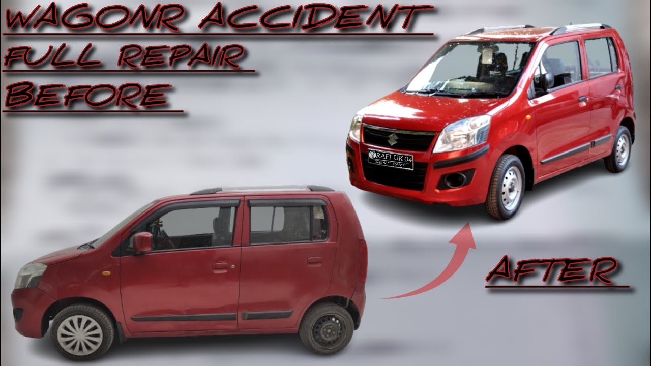Maruti wagon r denting and painting @RafiUk04 - YouTube