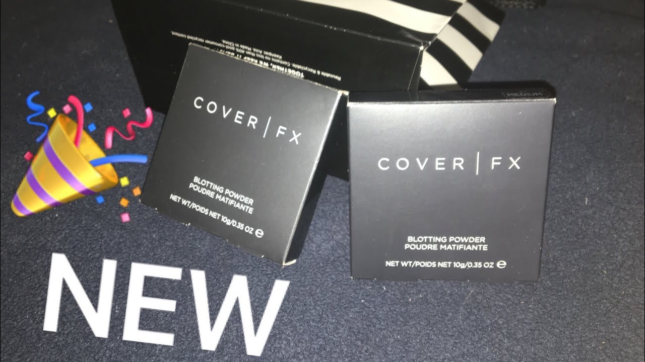 COVER FX Blotting Powder - YouTube
