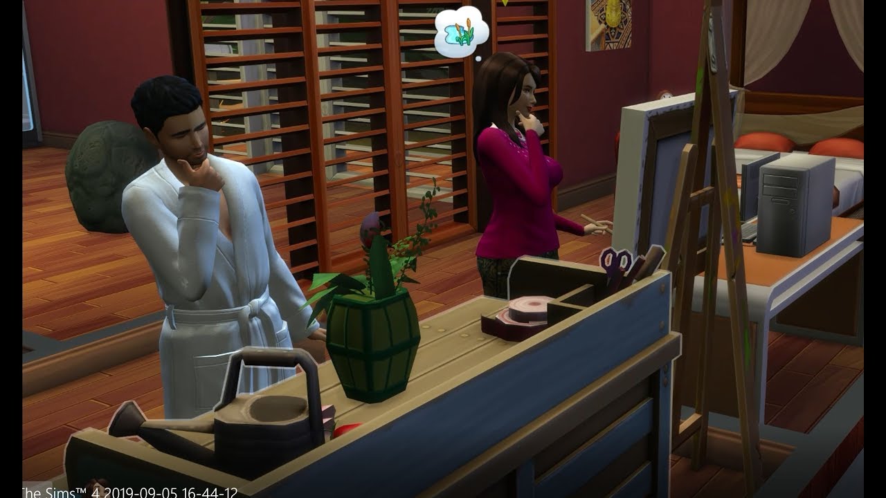 Day 15 - Working hard for the $$$, The Sims 4 - YouTube