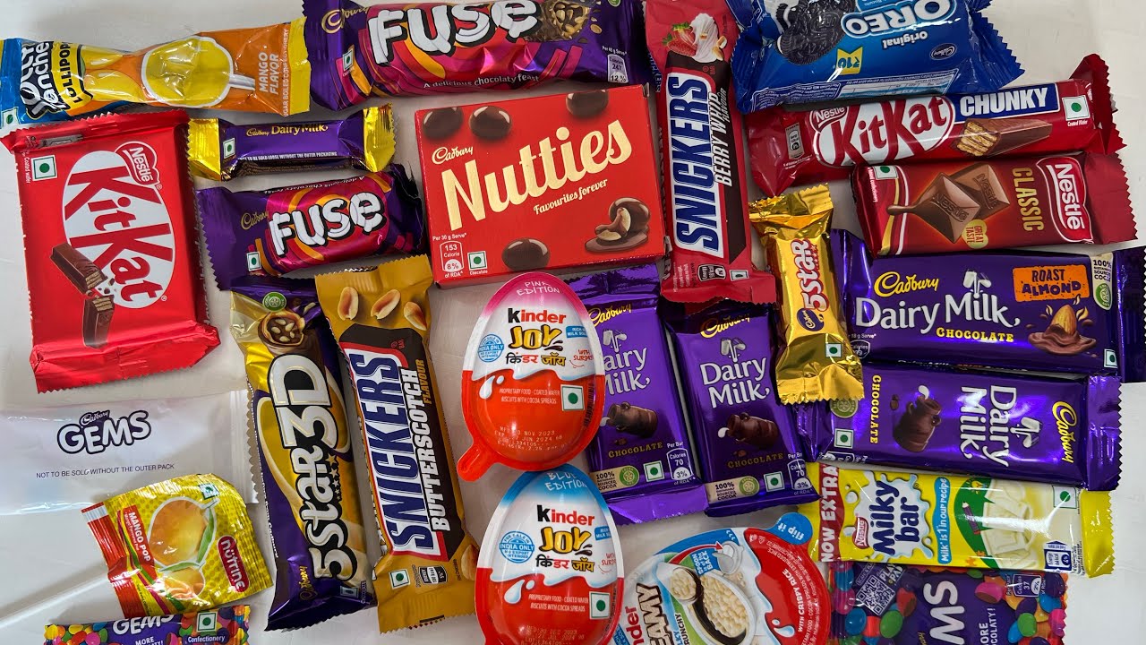 Satisfying video ASMR chocolate unboxing | chocolate wala video - YouTube