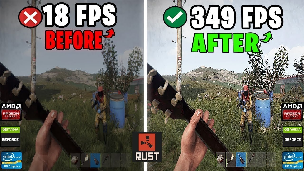 NEW UPDATE* BEST Rust PVP/FPS Settings for 2024(Optimize FPS ...